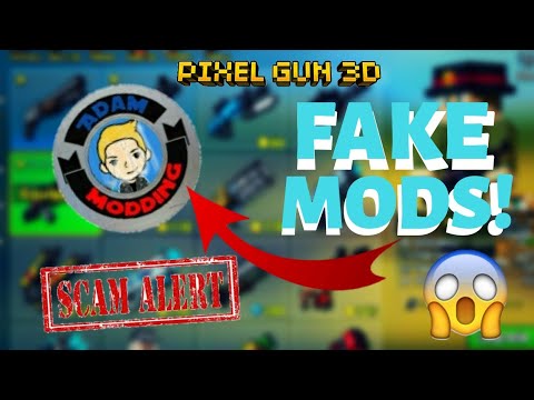 EXPOSING ADAM MODDING FOR FAKE MODS! (Pixel Gun 3D) Feat: Jbro129Gaming