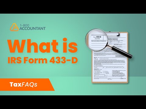 What is Form 433-D? - TaxFAQs