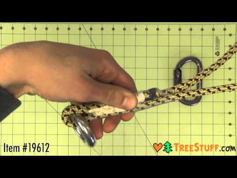 RopeLogic Bee Line Prusik Loop with ISC Ring - Treestuff.com 360 View