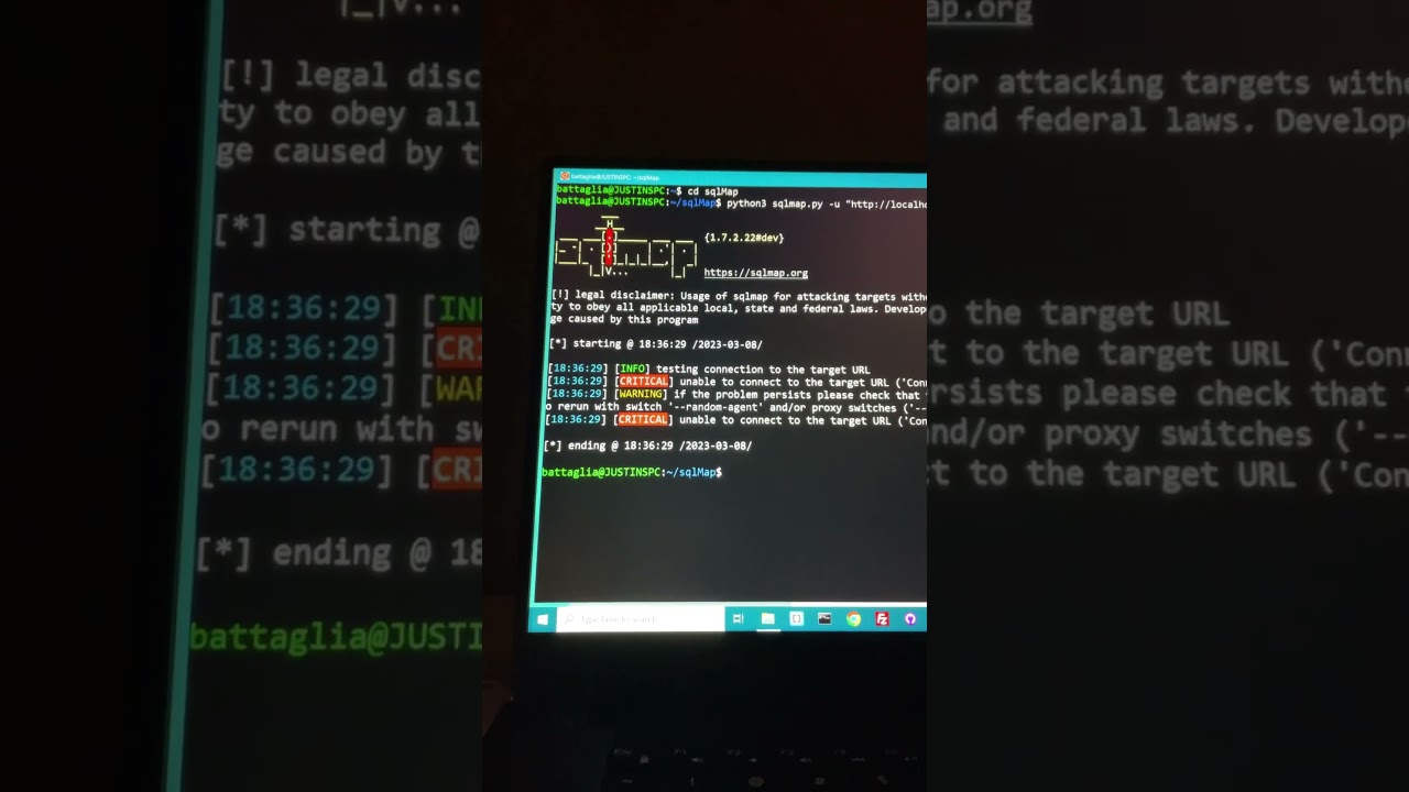 Hacking into the Bank with SQL Map