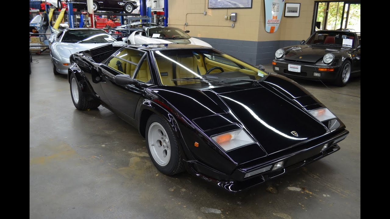 1986 Lamborghini Countach 5000 Quattrovalvole Downdraft - Road Test - Autosport Designs
