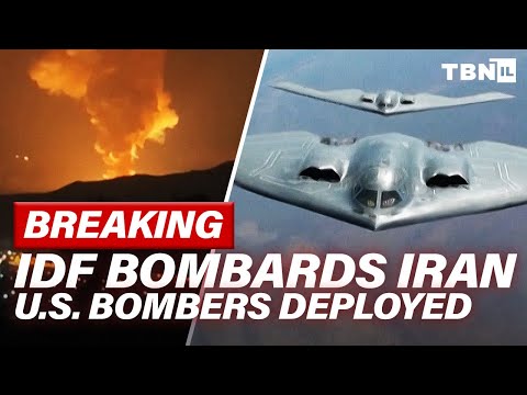 BREAKING: Iran Missiles RAIN DOWN On Israel; U.S. Bombers, Fleet DEPLOYED Outside Iran | TBN Israel