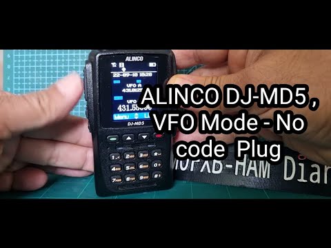 ALINCO DJ-MD5 , VFO Mode
