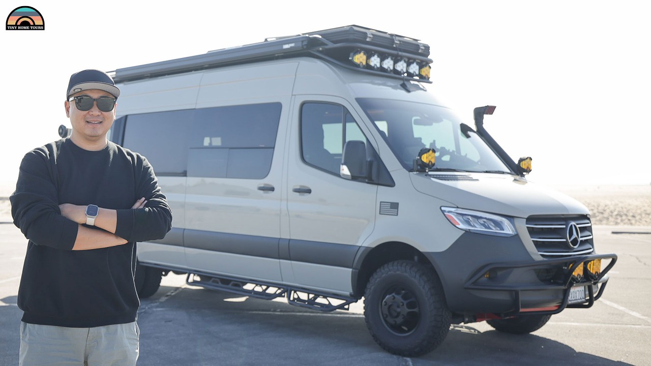 4x4 Dually Sprinter Van Is an Adventure Machine With a Roof Tent and a ...