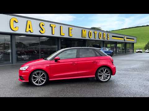 2018 AUDI A1 SPORTBACK 1.4 TFSI BLACK EDITION NAV Auto in Red for sale at Castle Motors