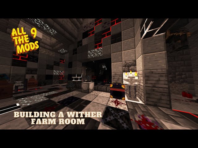 All The Mods 9 Minecraft ATM9 Builds- Building An Underground Wither ...