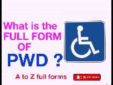 PWD full form