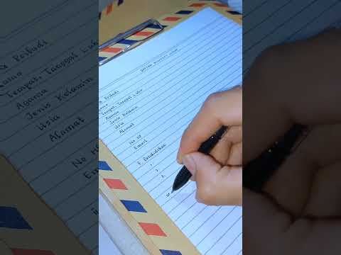 Example of curriculum vitae cover letter|Contoh Daftar Riwayat Hidup Tulis Tangan #suratlamarankerja