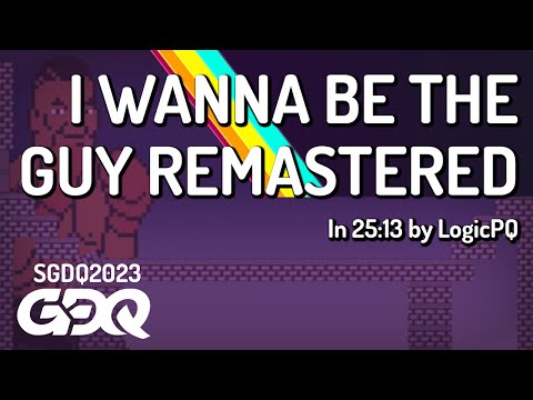 I Wanna Be the Guy Remastered by LogicPQ in 25:13 - Summer Games Done Quick 2023