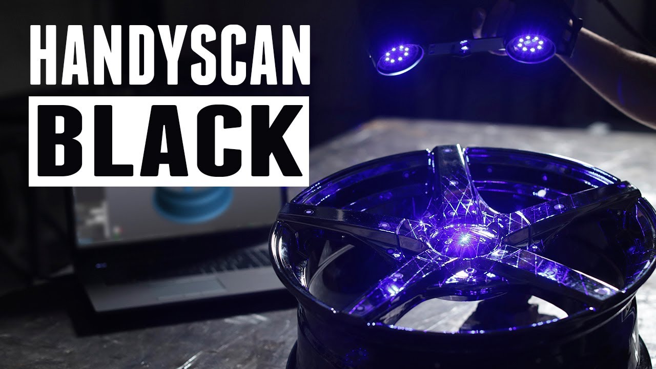 The HandySCAN BLACK Portable 3D Scanner for Metrology