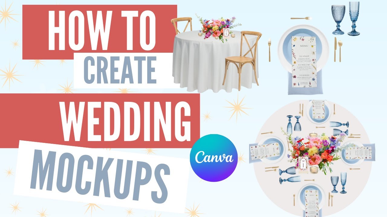 How to Design a Tablescape Mockup in Canva [Step-by-Step Tutorial] | | Event Planner Tips