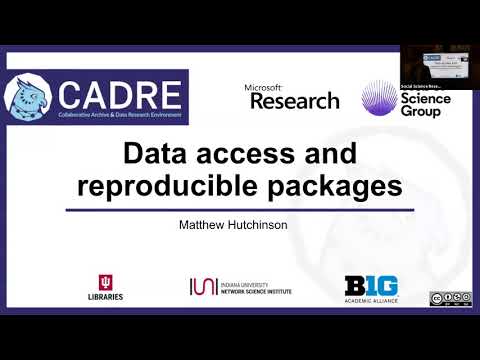 CADRE: A one-stop shop for scholarly data access, sharing, and reproducible computation