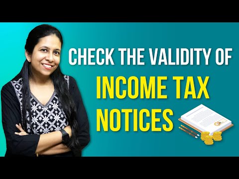 Validity of Income Tax Notices | DIN of Income Tax Notices |