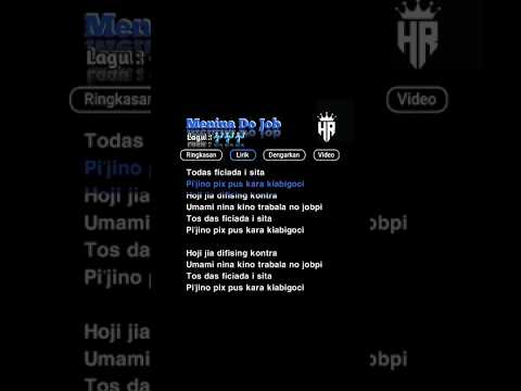 lirik menina do job #lirik #dj #liriklagu #liriklaguviral #lagu#laguviral #kane #music #lagubrazil🇧🇷