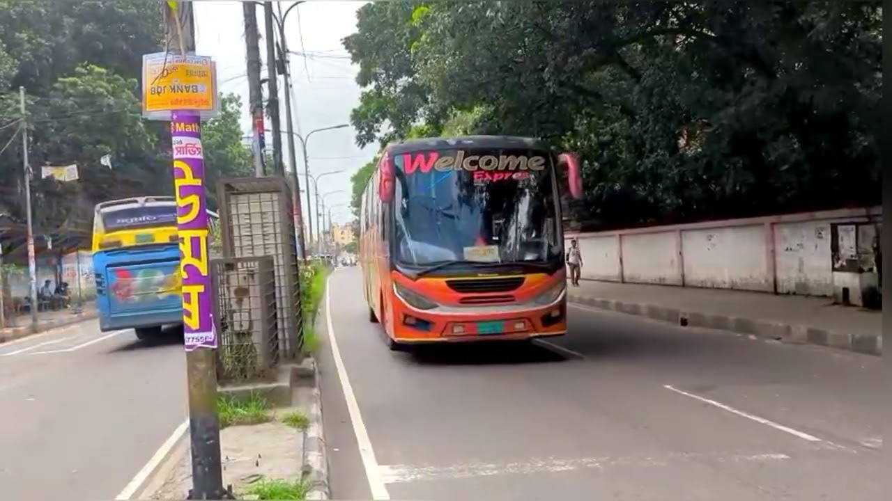 Welcome Express Ac.  Dhaka to Khulna - Pirojpur bus service  
