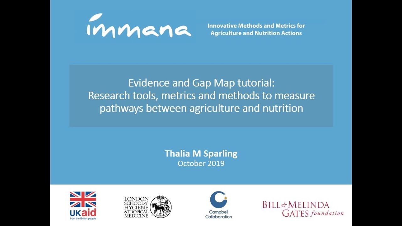 IMMANA Evidence and Gap Map (EGM)