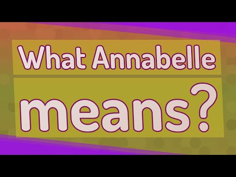 What Annabelle means?