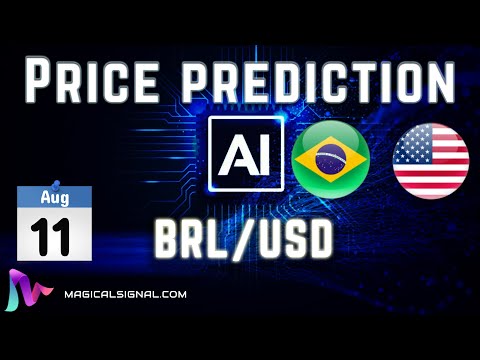 Brazilian Real with U.S. Dollar (BRL/USD) price prediction with | Aug 11