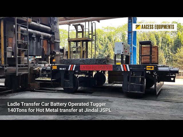 Material Handling Trolley - Battery Operated Omnidirectional Rotation ...