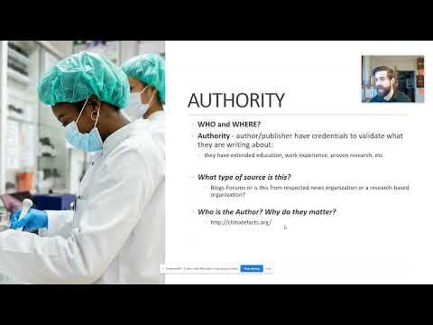 Source Evaluation Criteria