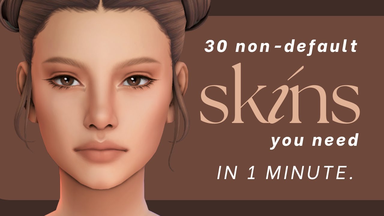 SKIN OVERLAYS You Need in 1 Minute + Links • The Sims 4 CC Finds