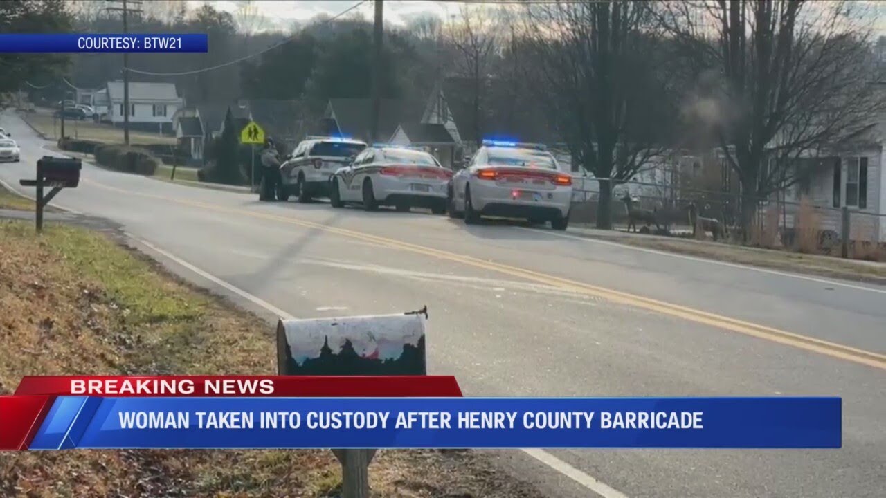 Woman in custody after barricade incident in Henry County
