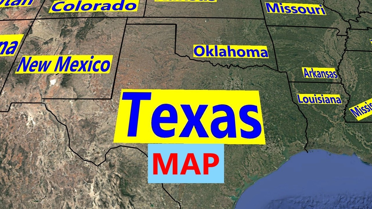 Texas Cities, Texas Map and Texas Roads