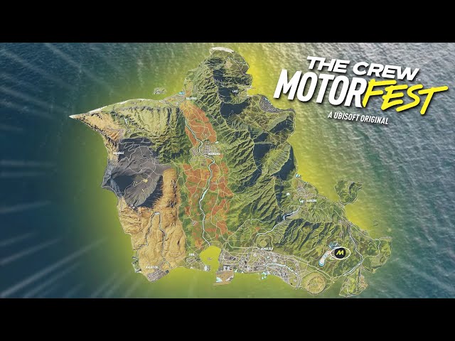 How big is The Crew Motorfest map? Size and locations explored