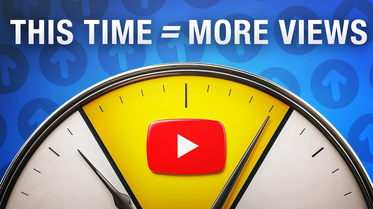 Post at THIS Exact Time to Get More Views on YouTube