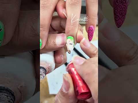 ANIME NAIL PERFECTION: ONE PIECE EDITIONS #OnePieceNails #AnimeNailArt #LuffyNails #ZoroNails