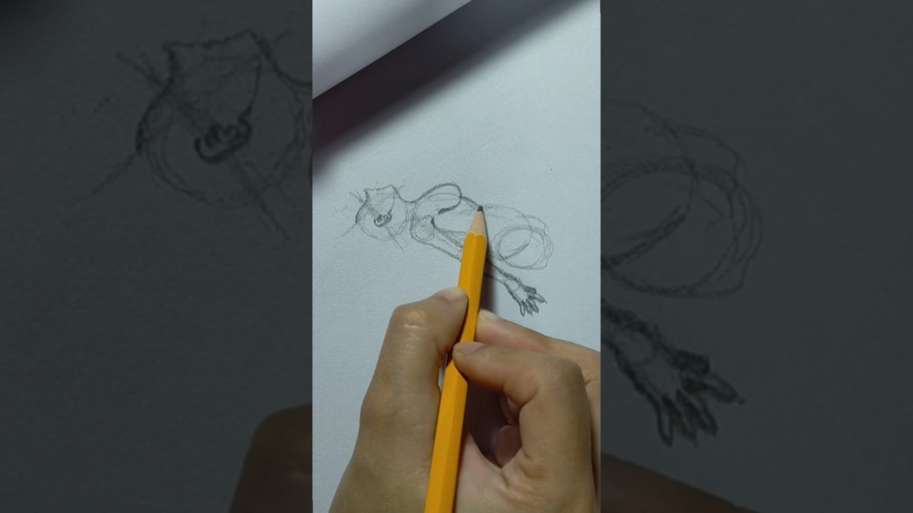 How To Draw Falling Poses Anatomy Body Poses Tutorial Step by Step Speed Drawing 2/9 #shorts