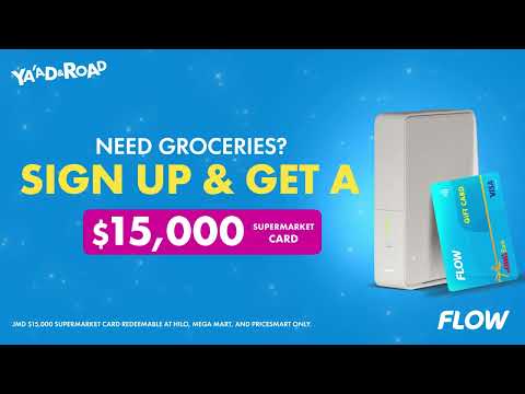 Flow Jamaica – $15,000 Supermarket Card