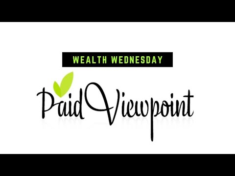 Paid Viewpoint - Legit Survey Site or Scam? Wealth Wednesday