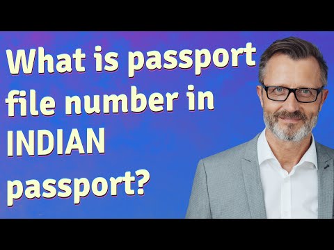 What is passport file number in Indian passport?