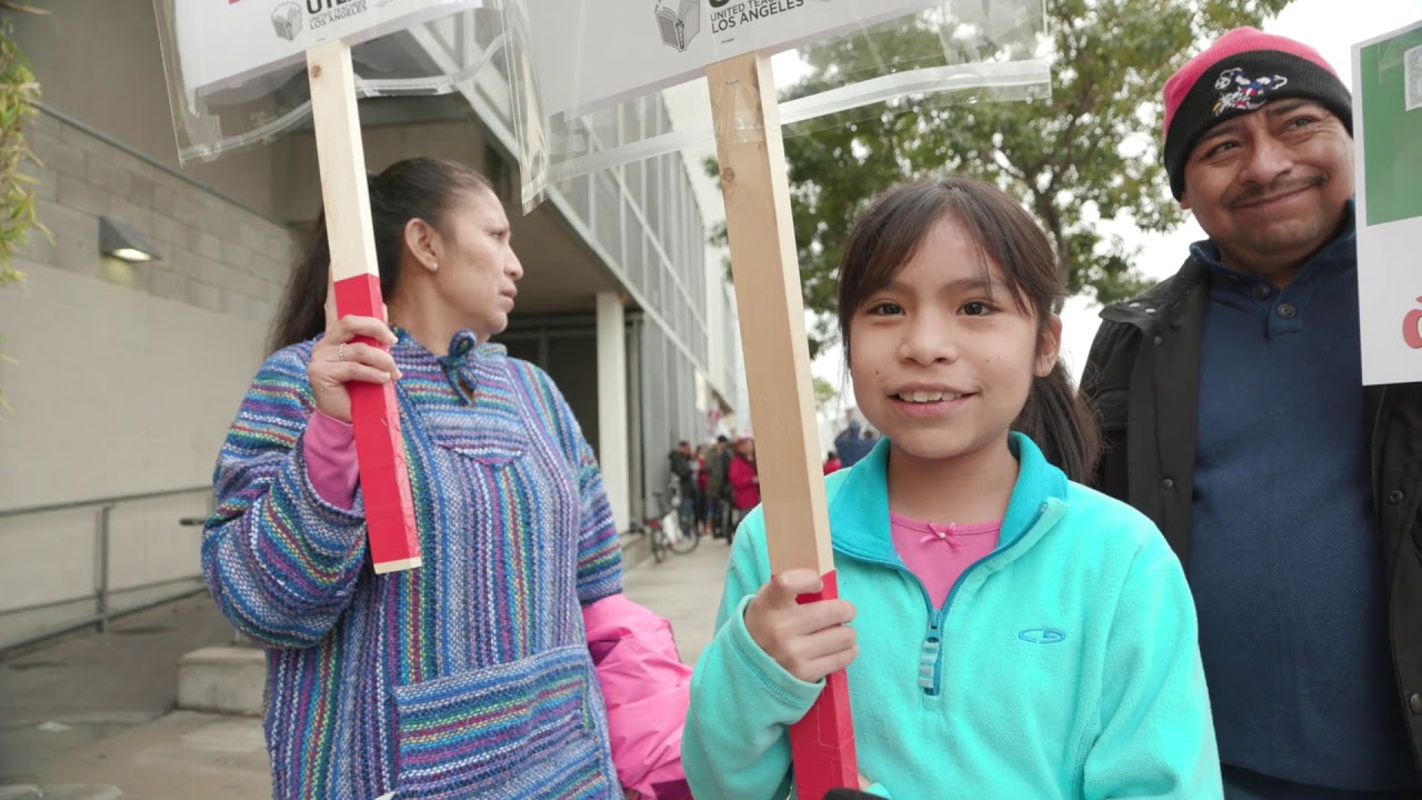 First charter school teachers strike in LA