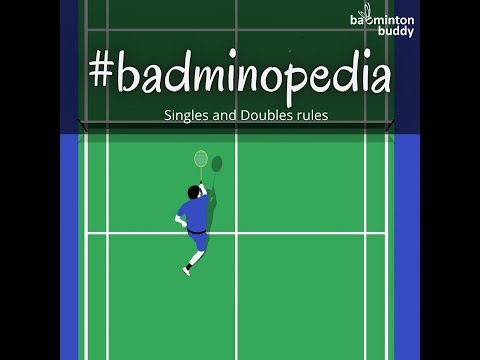 Badminopedia #4 Service lines for singles and doubles in badminton