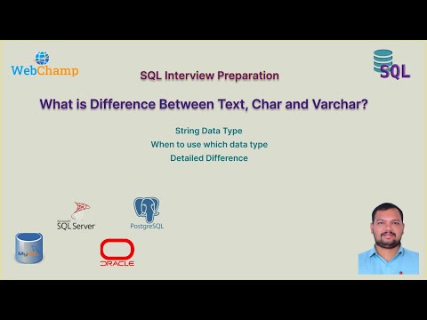 SQL Que 33: Explain Difference Between CHAR, VARCHAR, and TEXT in SQL