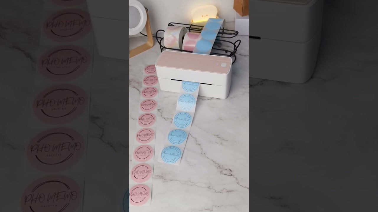 what would you print with these multicolored labels📦#asmr #smallbiz #smallbusiness #packingorders
