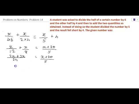 Problem on Numbers - Problem 14