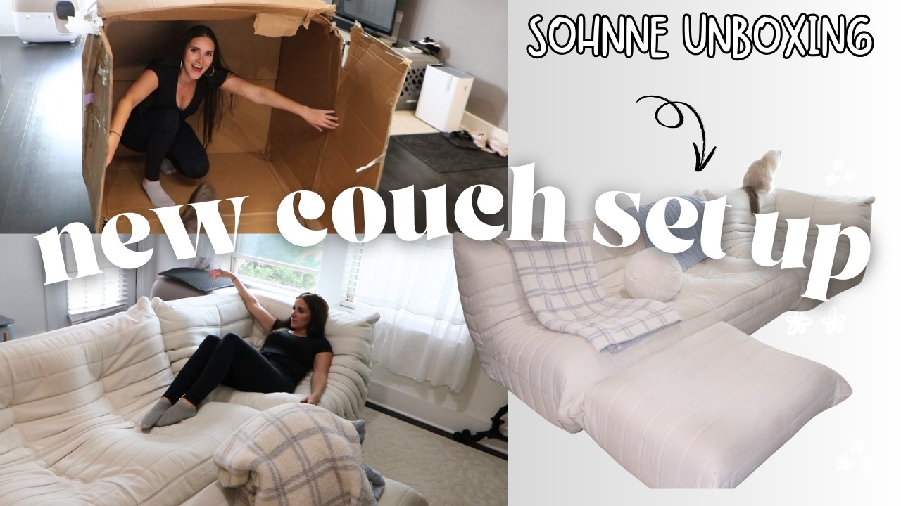 UNBOXING the SOHNNE Corner Piece | Our Modular Sofa Just Got an UPGRADE 😍📦