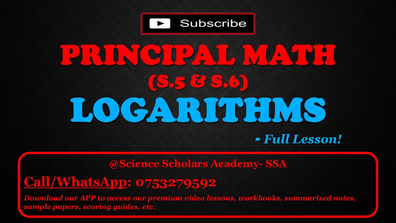 📕NUMERICAL CONCEPTS | LOGARITHMS | FULL LESSON