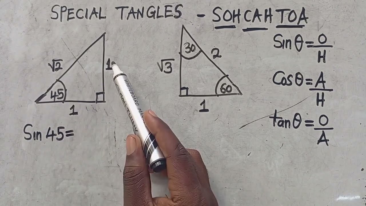 Trigonometric Ratios - Special Angels Well Explained