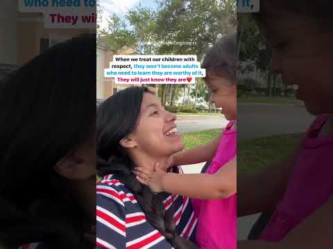 when we treat our children......