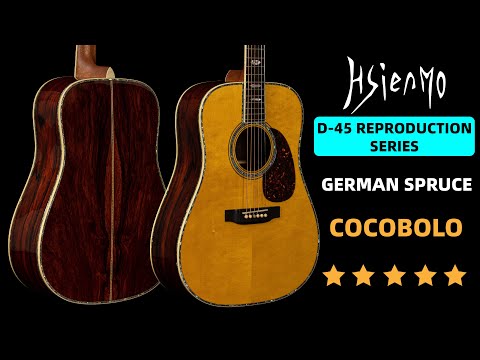 Hsienmo D45 Custom German Spruce + Cocobolo | Reverb