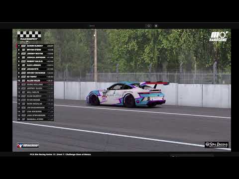 PCA Sim Race Last Lap Monza