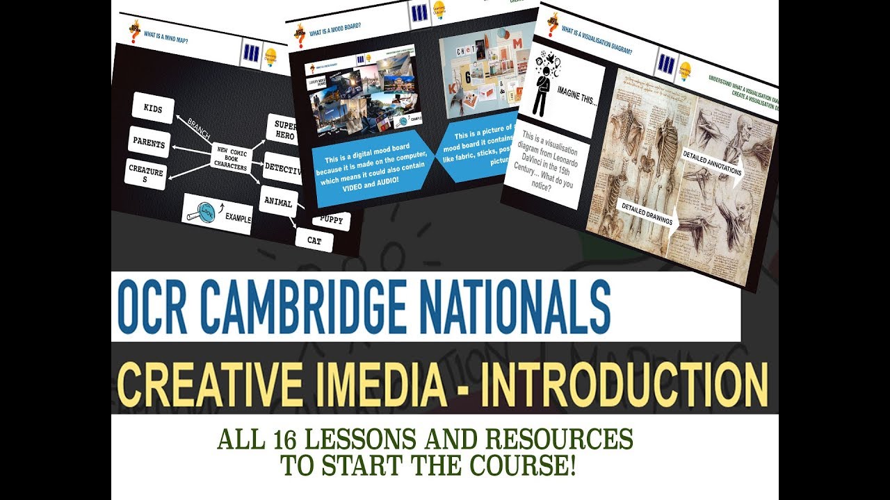 OCR Creative iMedia Introduction