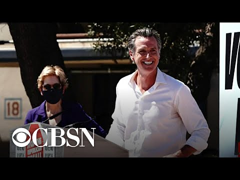Early in-person recall election voting begins in parts of California