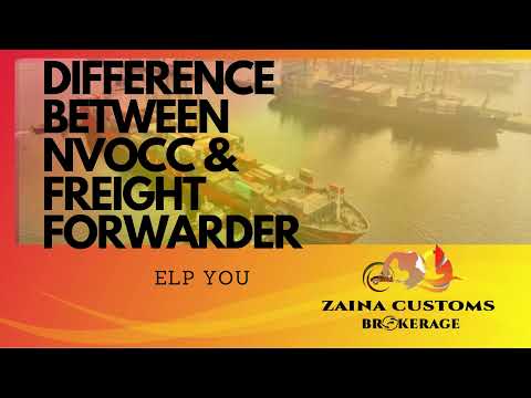 DIFFERENCE BETWEEN NVOCC & FREIGHT FORWARDER