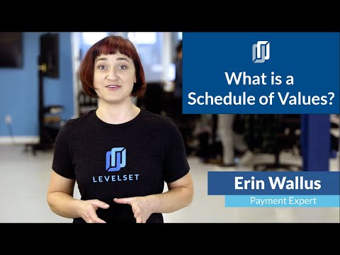 What is a Schedule of Values?