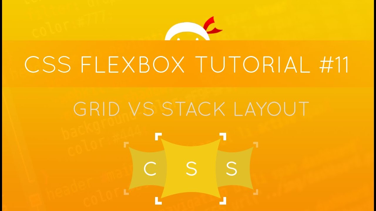 CSS Flexbox Tutorial #11 - Grid vs Stacked Layout Example